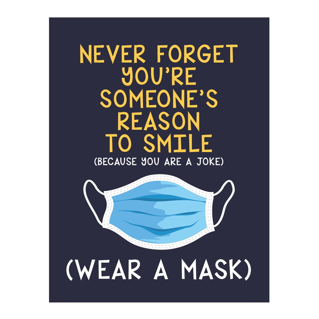 Koyal Wholesale Humorous Face Mask Required, You Are A Joke, Wear A ...