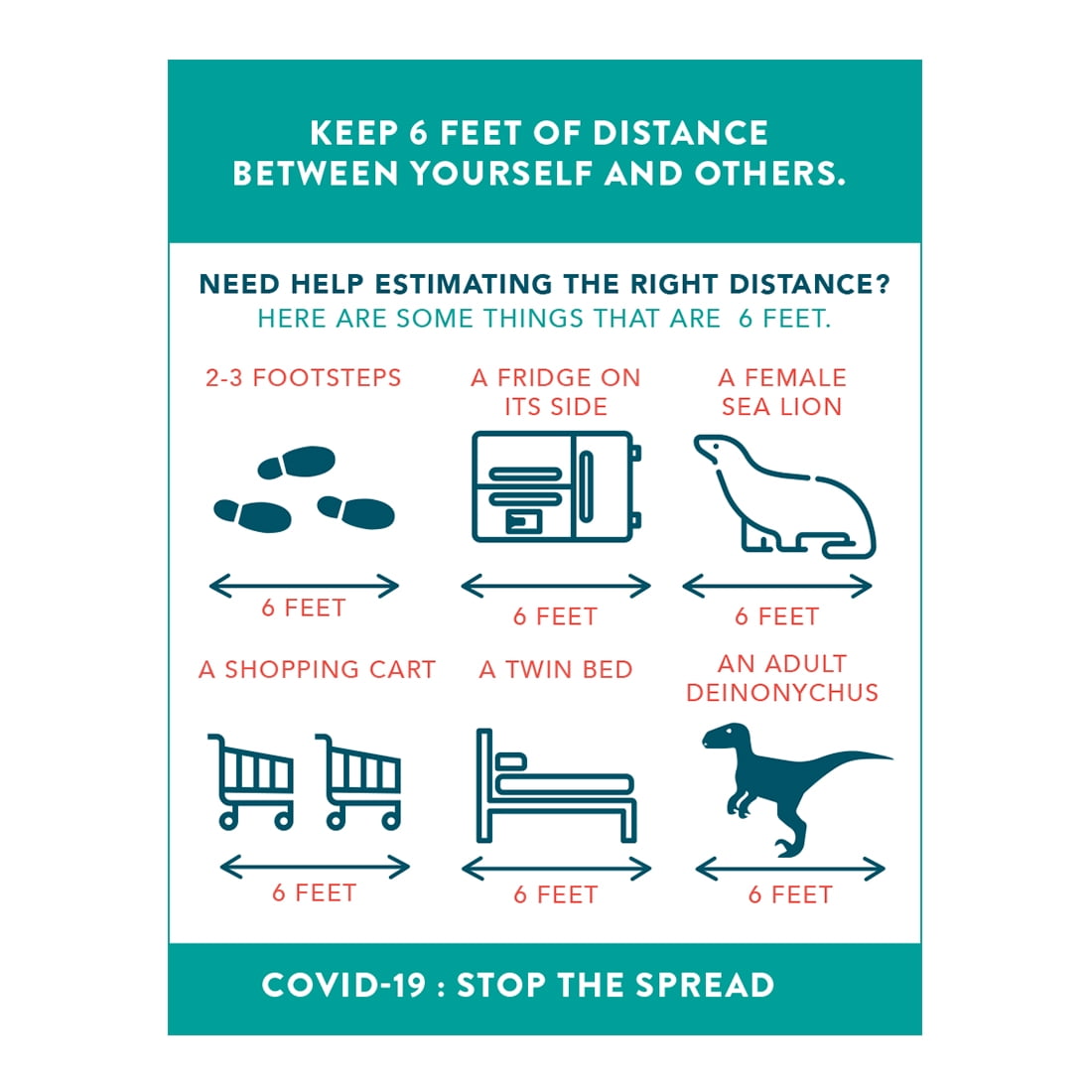 Koyal Wholesale Humorous , Keep 6 Feet Apart, Need Help Estimating ...