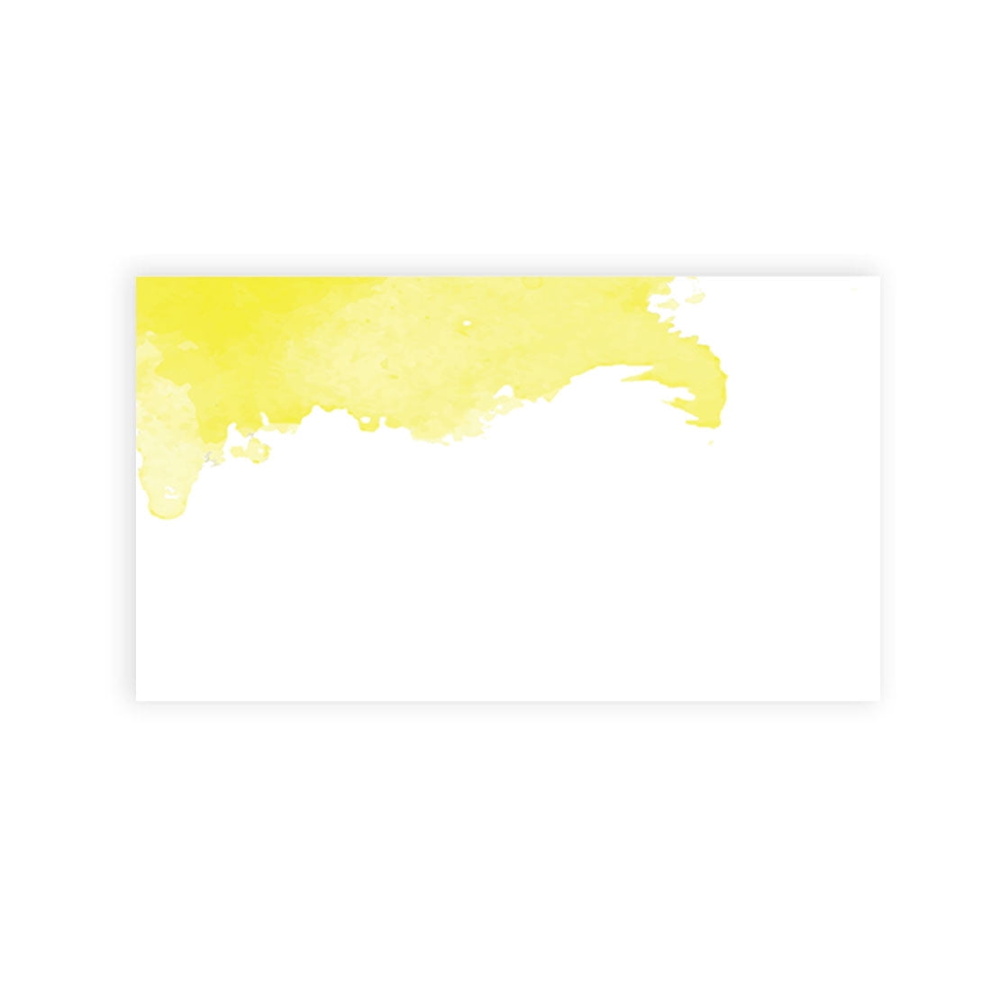 Koyal Wholesale Illuminating Yellow Watercolor Place Cards for Wedding ...