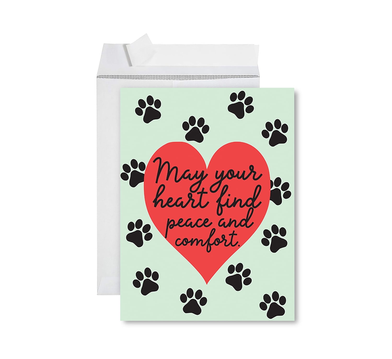 Koyal Wholesale Jumbo Pet Sympathy Card with Envelope, Sorry For Your ...