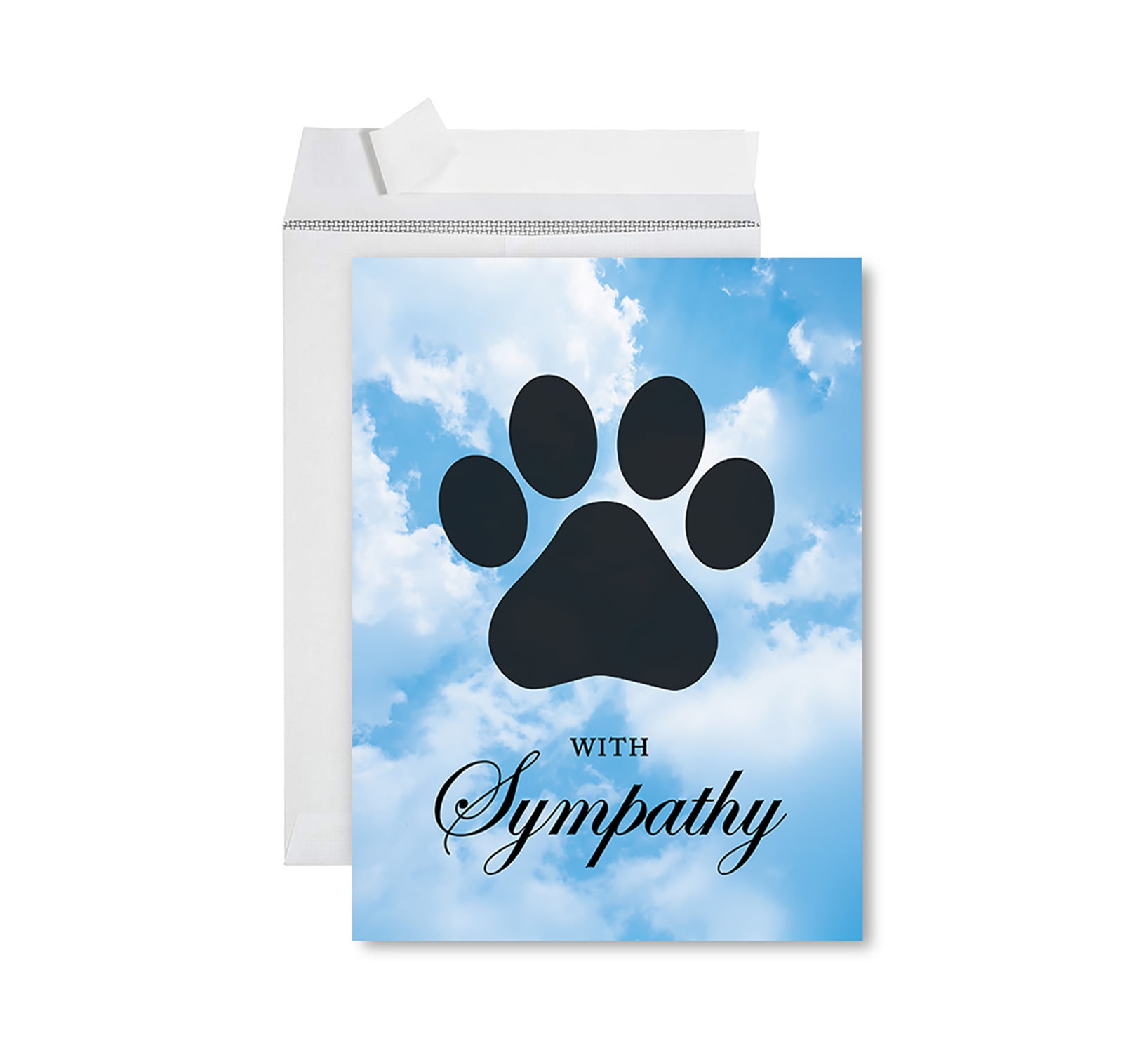 Koyal Wholesale Jumbo Pet Sympathy Card with Envelope, Sorry For Your ...