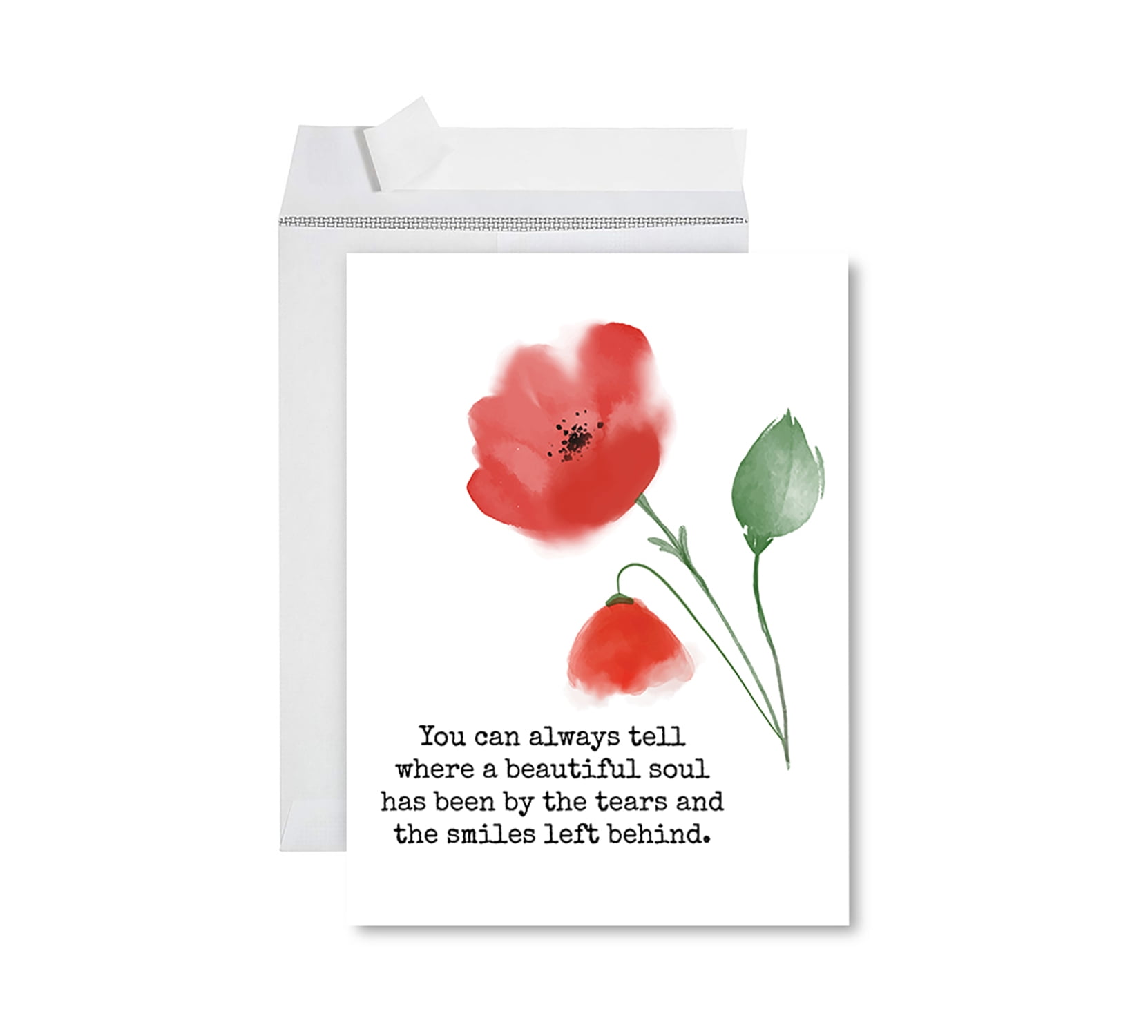 Koyal Wholesale Jumbo Sympathy Card with Envelope, A Beautiful Soul ...