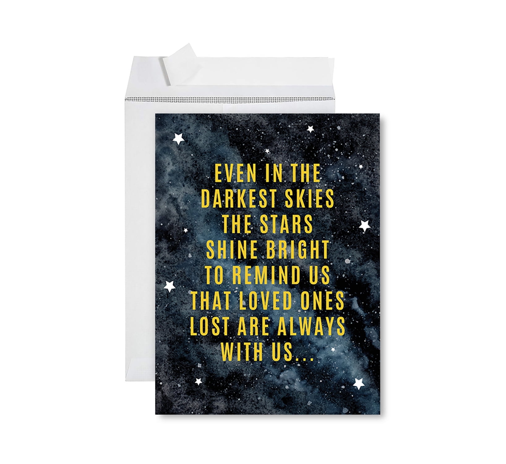 Koyal Wholesale Jumbo Sympathy Card with Envelope, Love Ones Are Always ...