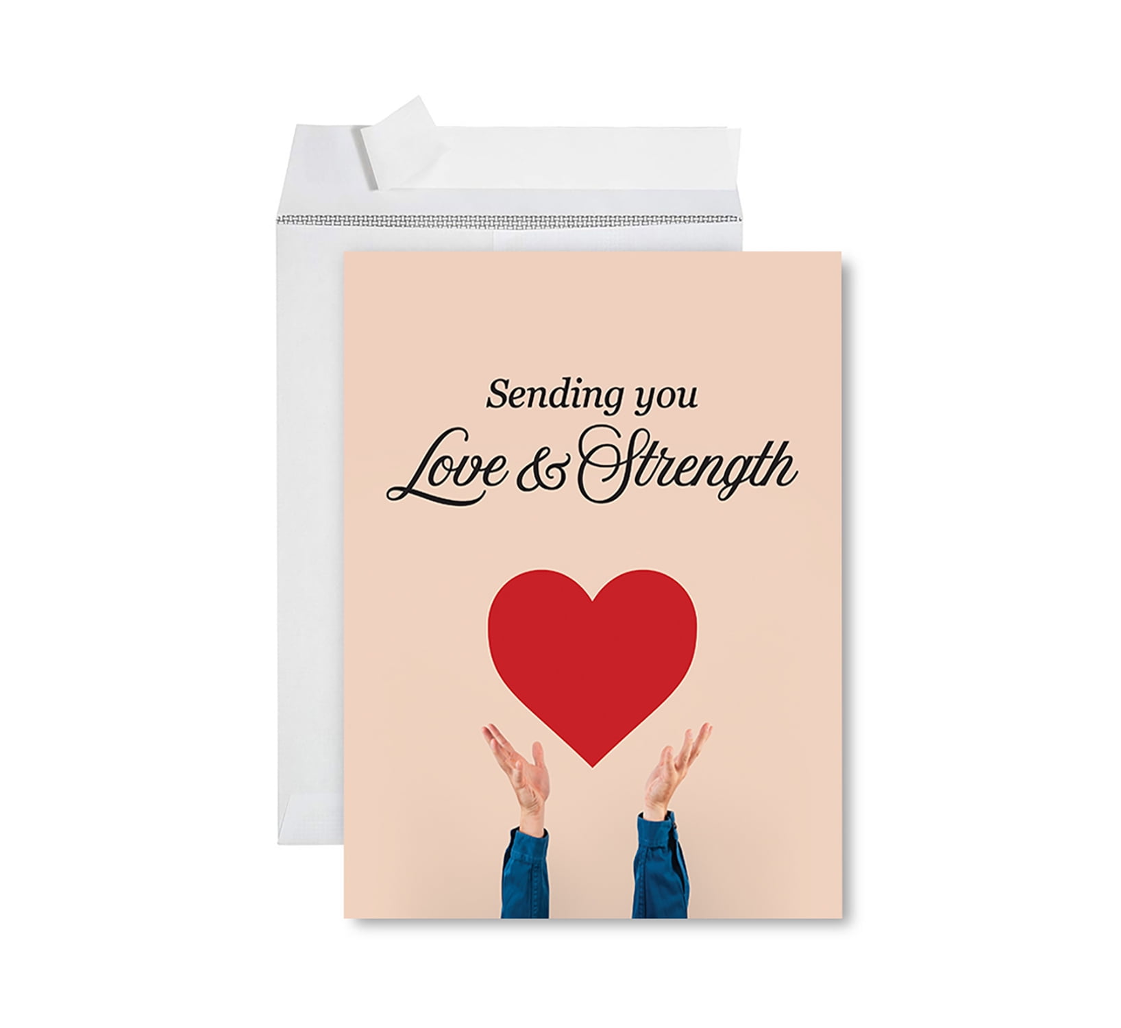 Koyal Wholesale Jumbo Sympathy Card with Envelope, Sending You Love ...