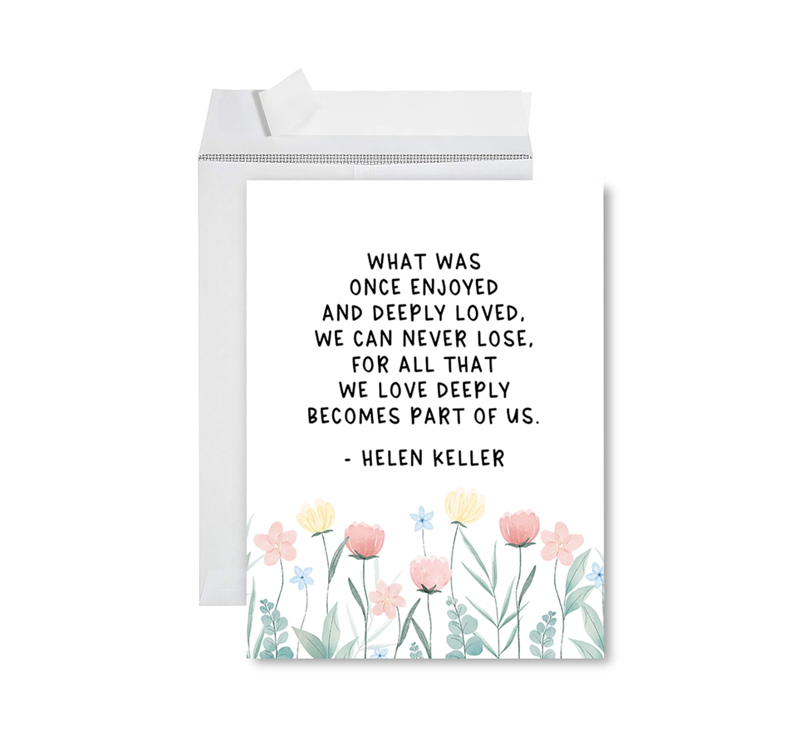 Koyal Wholesale Jumbo Sympathy Card with Envelope, Sorry For Your Loss ...