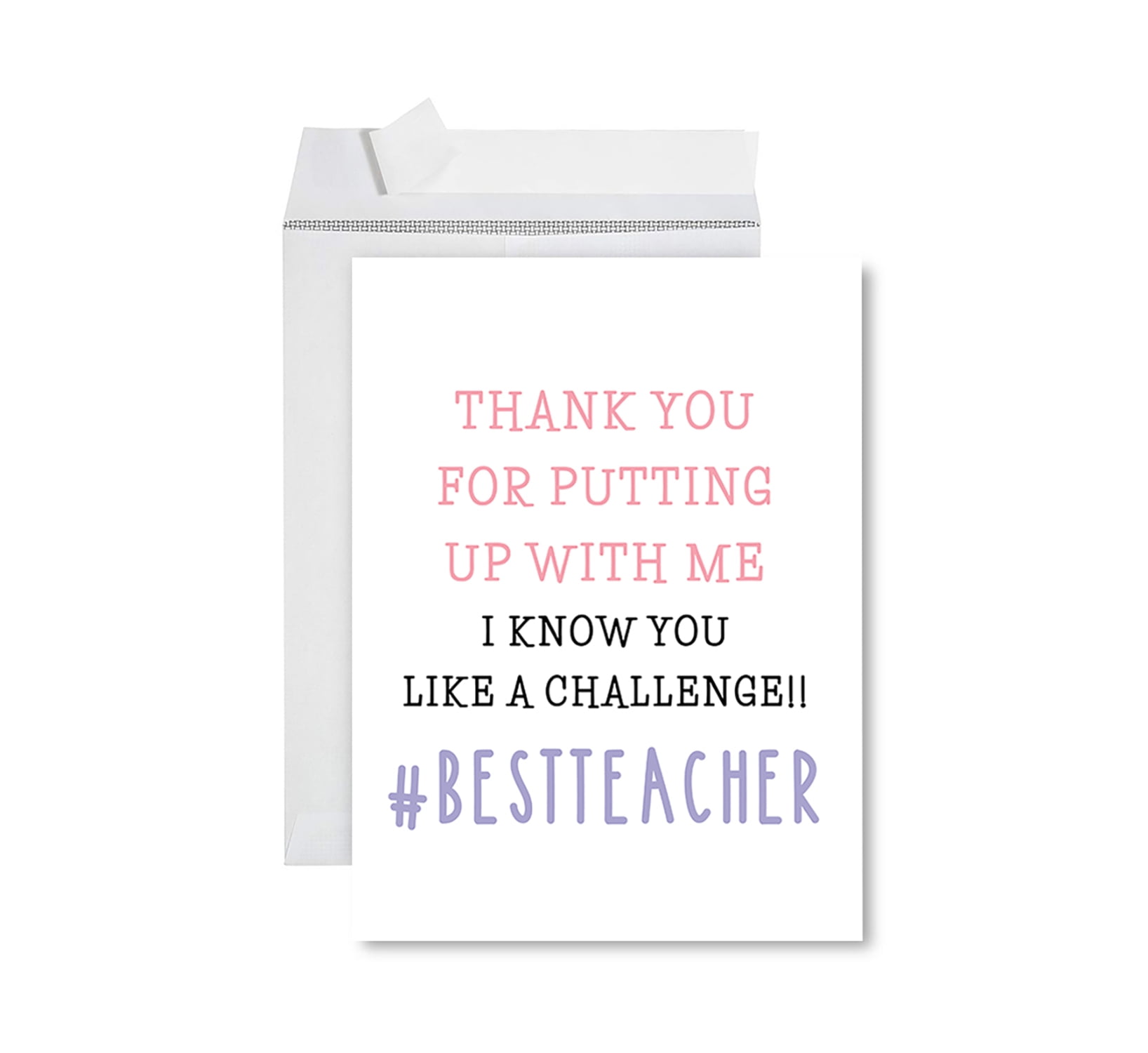 Koyal Wholesale Jumbo Teacher Appreciation Cards - Best Staff Creative ...