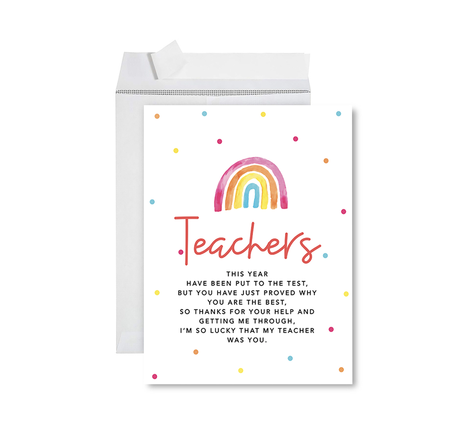 Koyal Wholesale Jumbo Teacher Appreciation Cards - Best Staff Creative ...