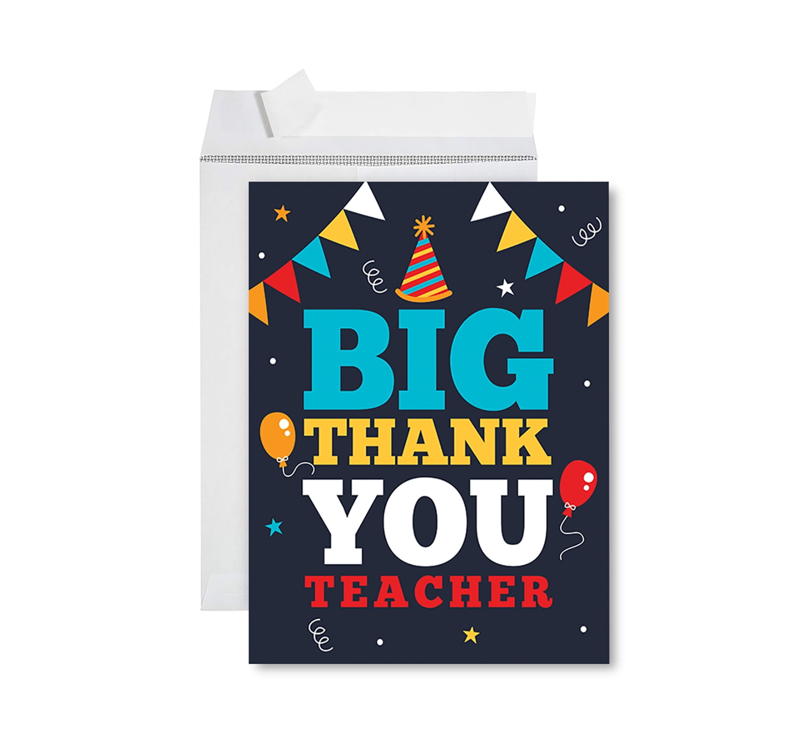 Koyal Wholesale Jumbo Teacher Appreciation Cards - Best Staff Thank You ...