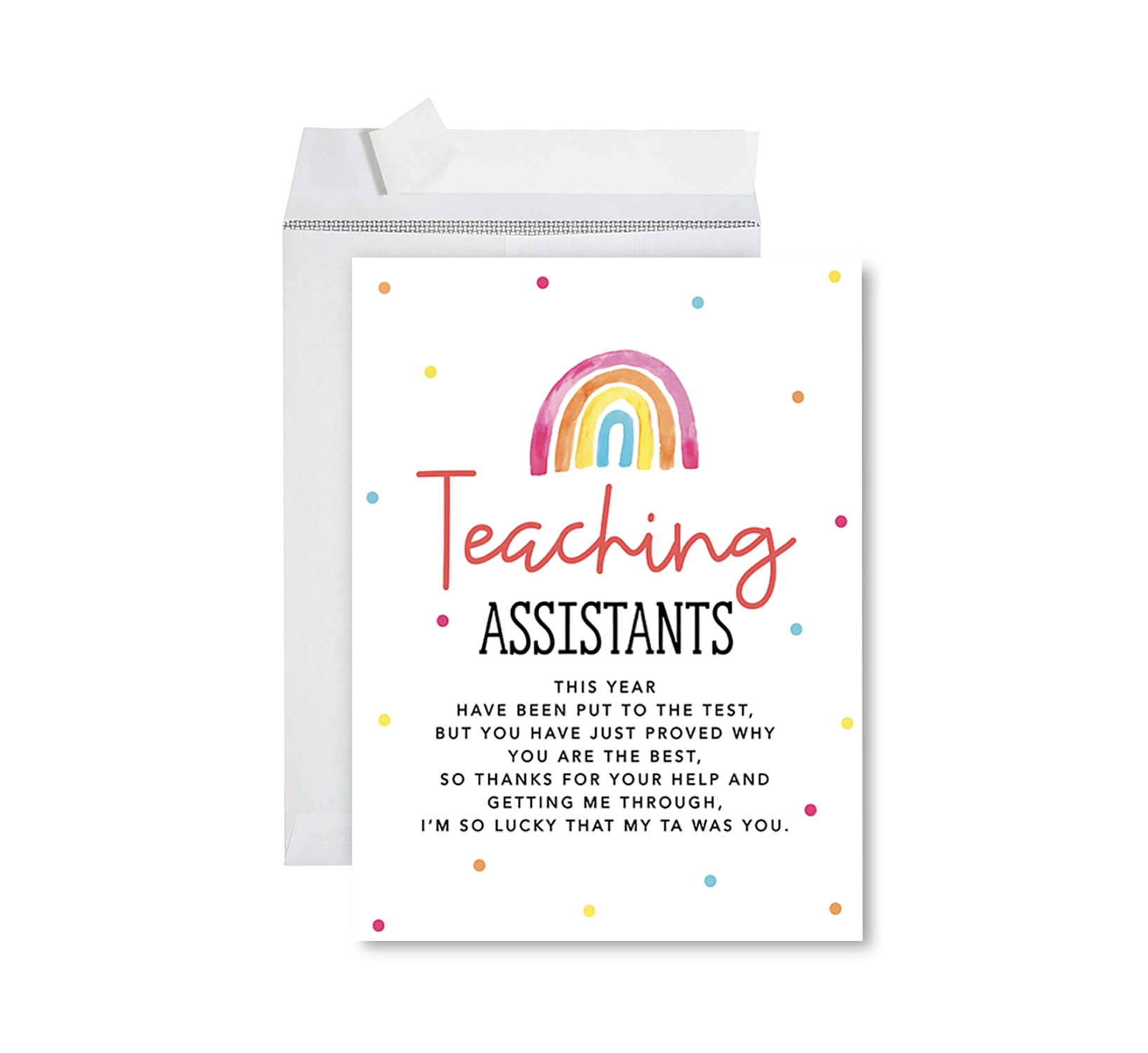 Koyal Wholesale Jumbo Teacher Appreciation Cards - Best Staff Thank You ...