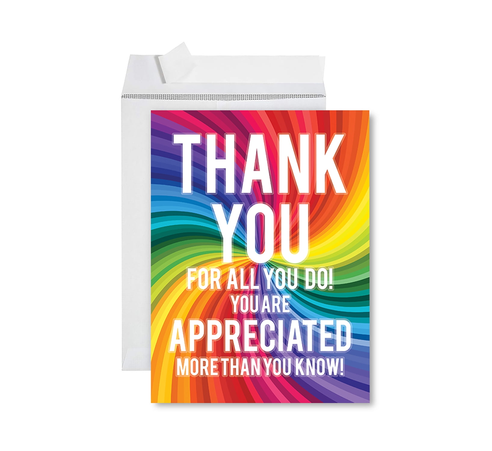 Koyal Wholesale Jumbo Teacher Appreciation Cards - Best Staff Thank You ...