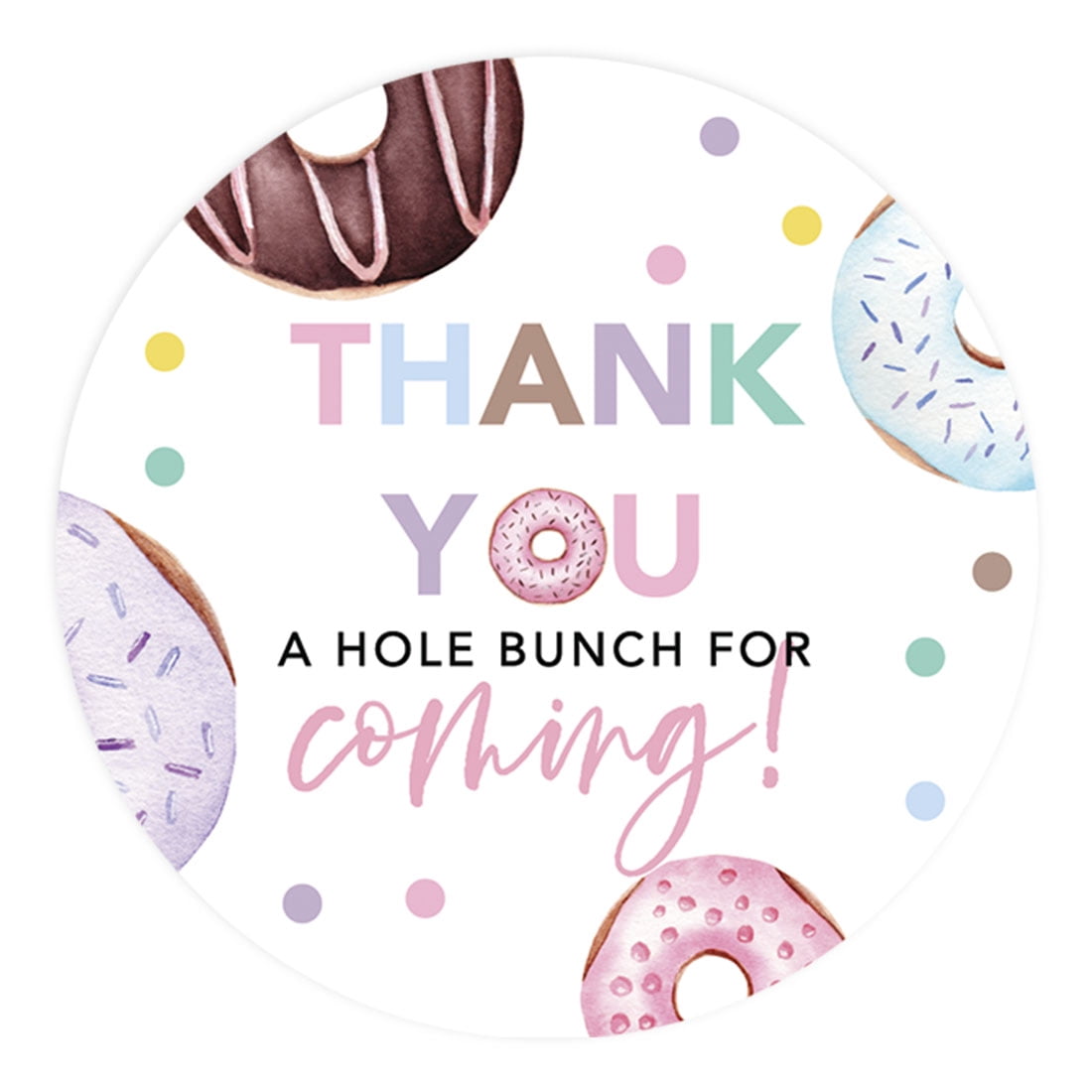 Koyal Wholesale Kids Party Favor Thank You Stickers, Thank You A Hole ...