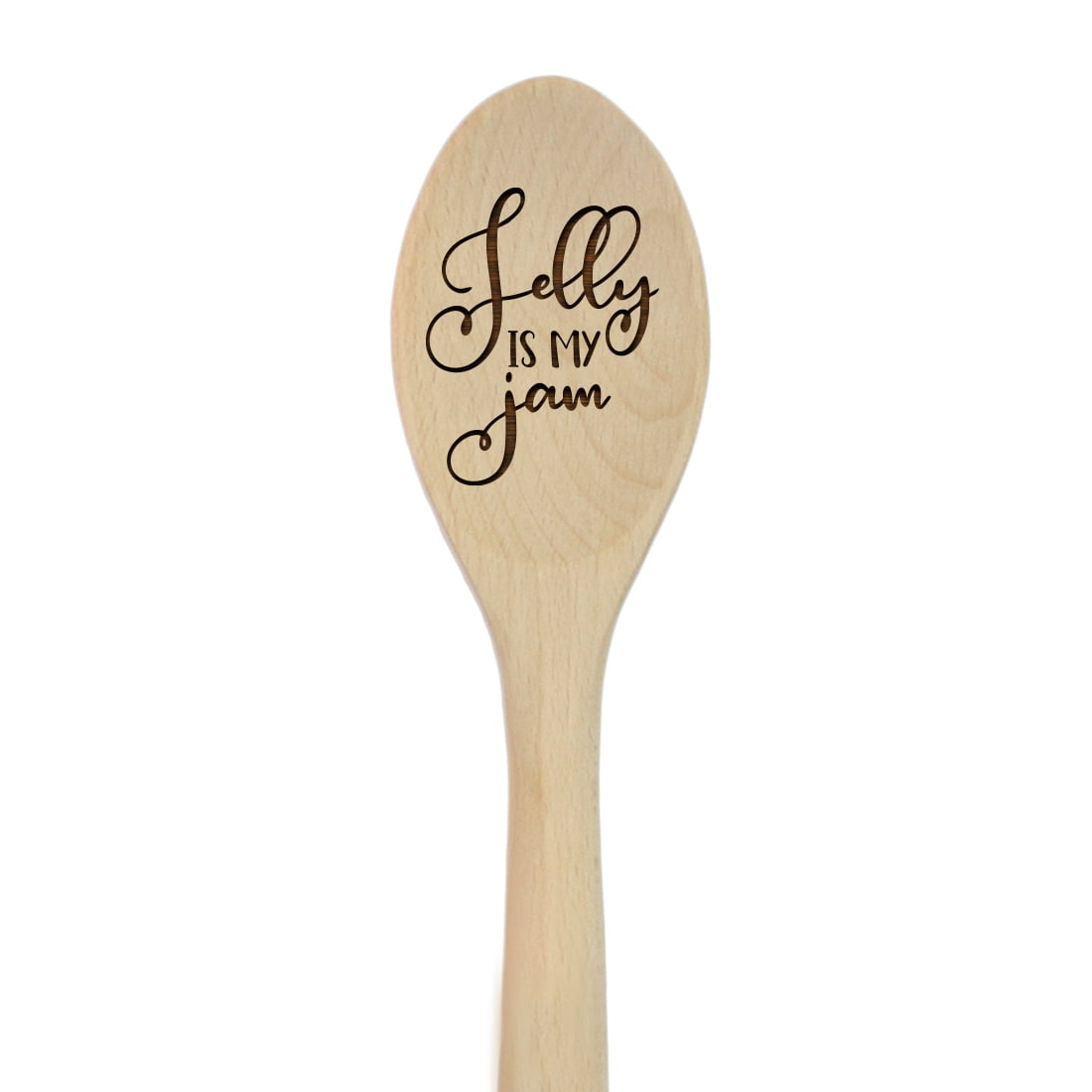 Koyal Wholesale Laser Engraved Wooden Mixing Spoon, Jelly Is My Jam ...