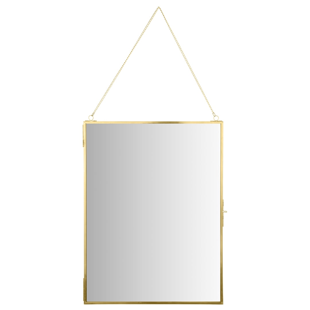 Koyal Wholesale Modern Mirror Wall Decor Photo Frame Cabinet, Large 12 ...