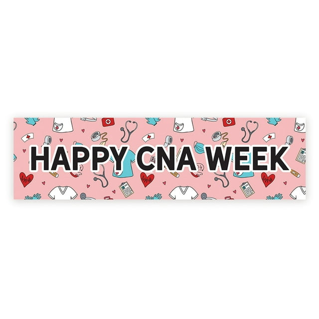 Koyal Wholesale Nurses Week Thank You Banner, Large Happy CNA Week ...