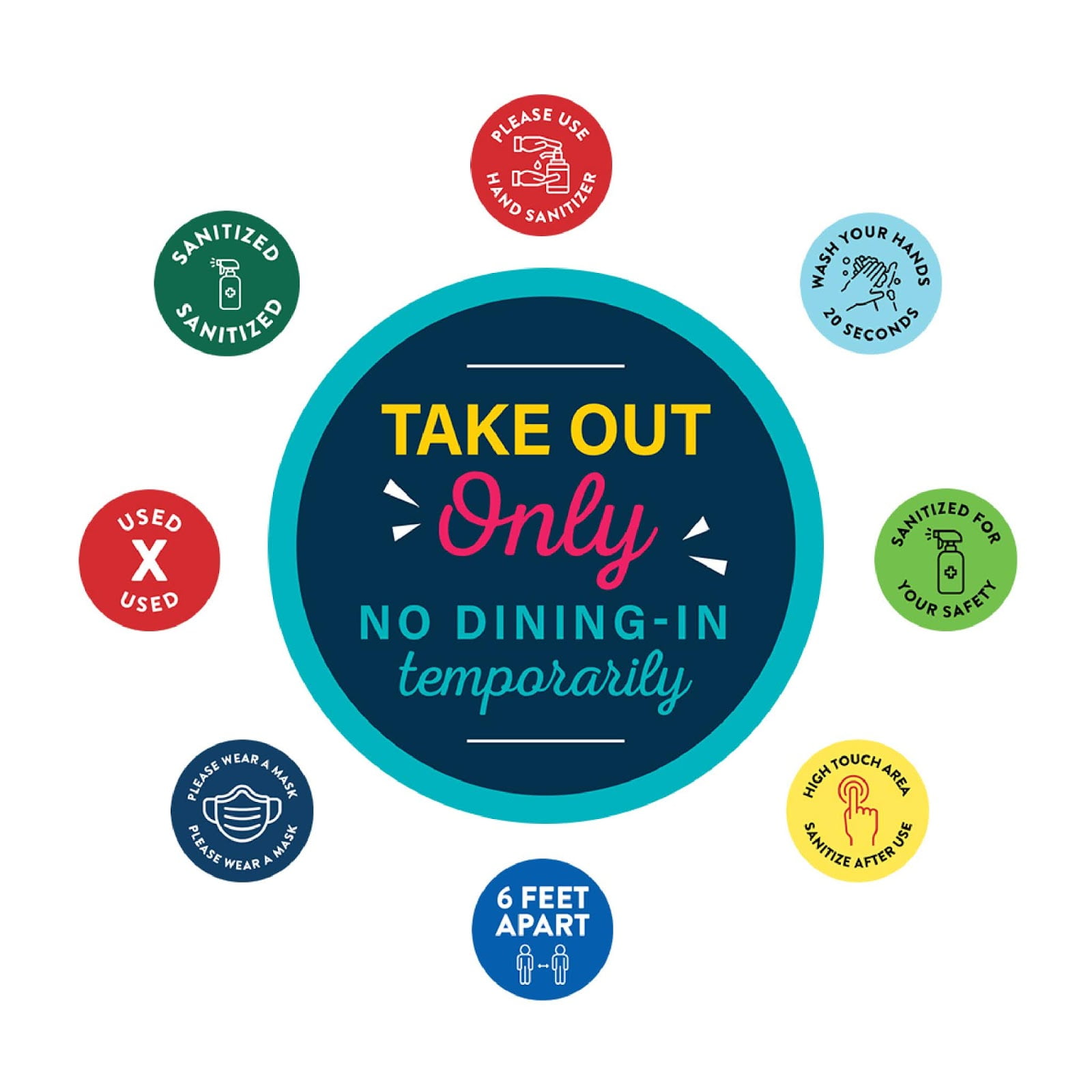 Koyal Wholesale Restaurant Social Distancing Take Out Only, No Dining ...