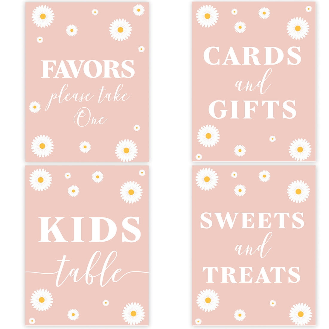 Koyal Wholesale Retro Daisy Birthday Party Sign Bundle Set, For Kids ...