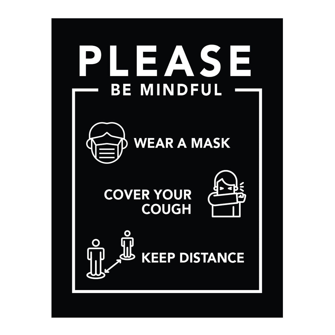 Koyal Wholesale Safety First Please Be Mindful Business Signs, 10-Pack ...