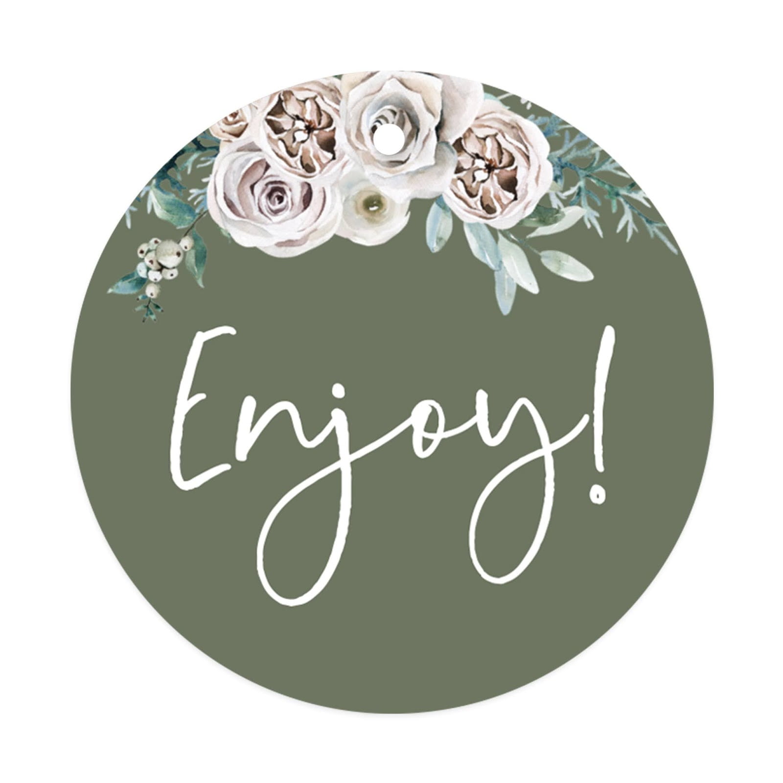 Koyal Wholesale Sage Green | Cream Floral Blossoms Fall Wedding, Round ...