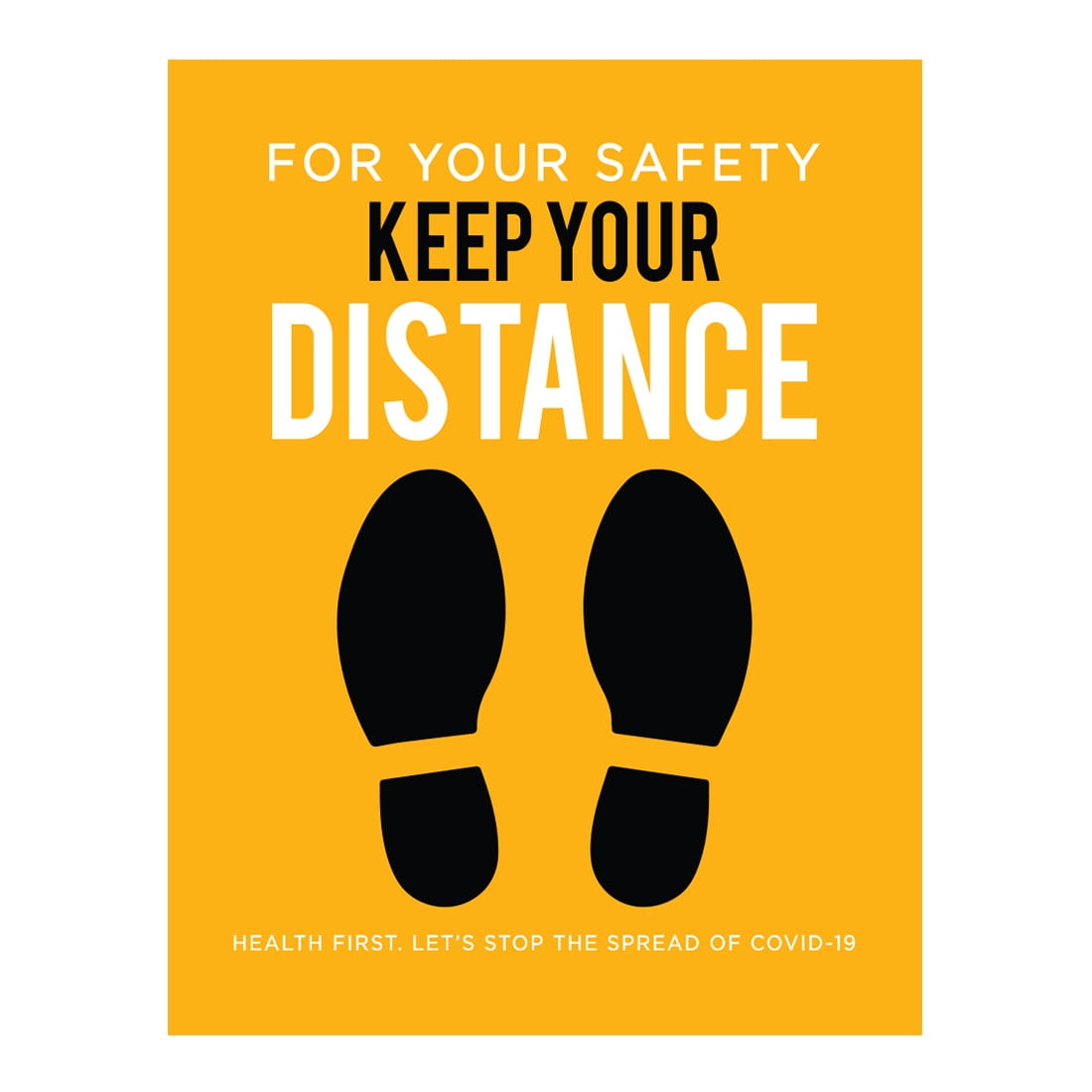 Koyal Wholesale Social Distancing 6 Feet Apart Stickers Decal For Your ...