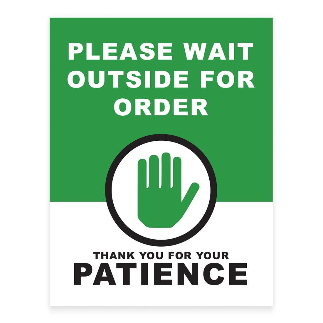 Koyal Wholesale Social Distancing Please Wait Outside For Order, Thank ...