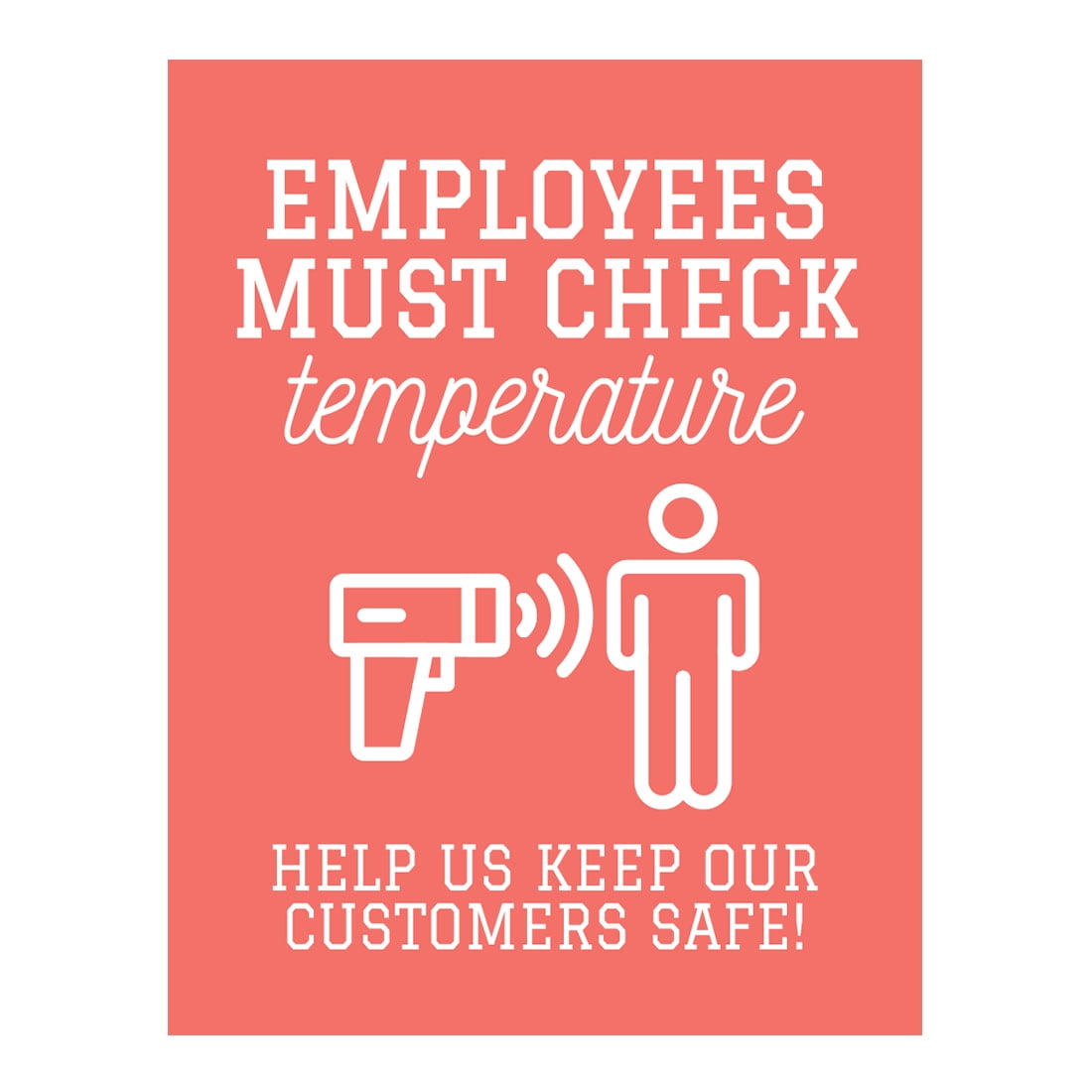 Koyal Wholesale Temperature Check Employees Coral Must Check ...
