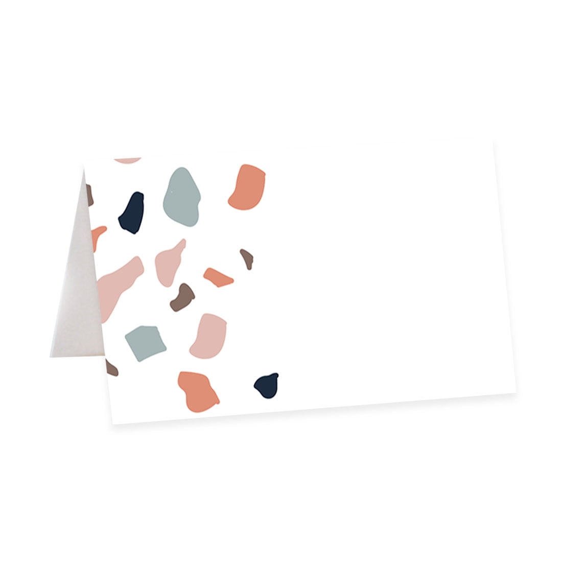 Koyal Wholesale Terrazzo Border Table Tent Place Cards for Wedding ...