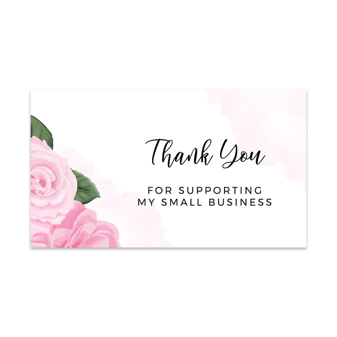 Koyal Wholesale Thank You For Supporting My Small Business Cards, Pink ...