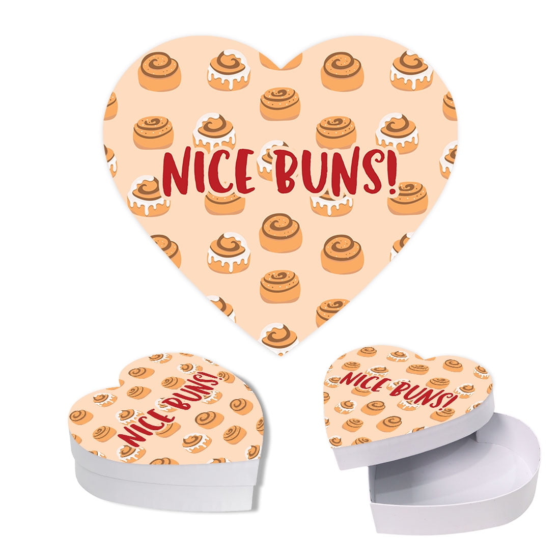 Koyal Wholesale Valentine's Day Heart Shaped Gift Box with Lid, Funny ...