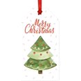 Koyal Wholesale Watercolor Tree Christmas Gift Tags Merry Christmas, 20 ...