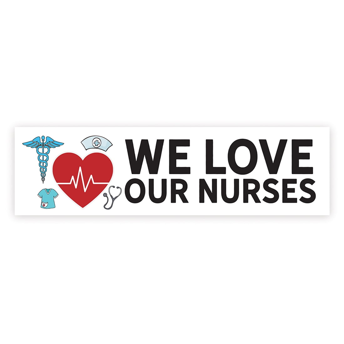 Koyal Wholesale We Love Our Nurses Week Decorations Banner, Large CNA ...