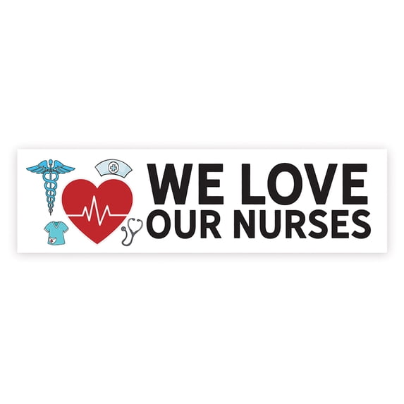 Koyal Wholesale We Love Our Nurses Week Decorations Banner, Large CNA ...