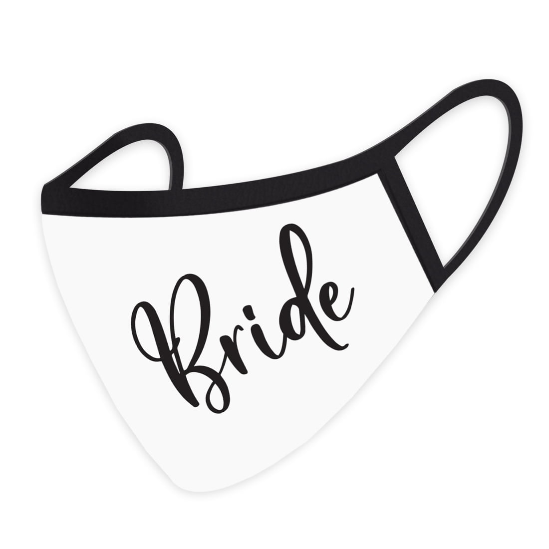 Koyal Wholesale Wedding Face Mask, Bold Bride Design, White Cloth Face ...