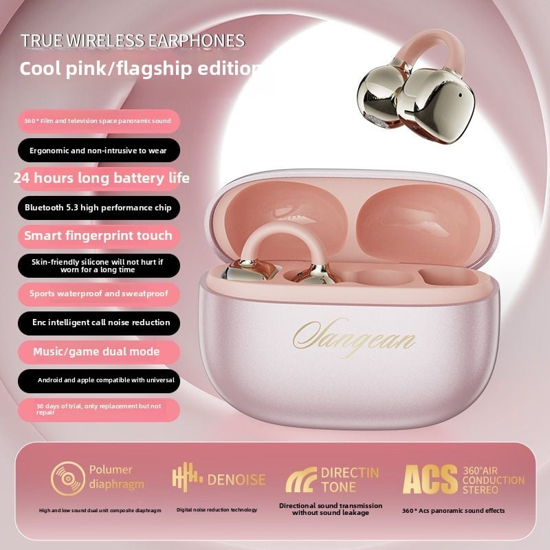 Koyama M07 New Gas Bluetooth Headset for Bone Conduction Wireless Clip ...