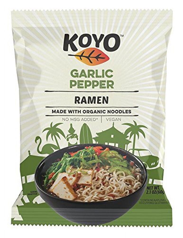 Koyo Ramen Garlic Pepper -- 2.1 oz Pack of 2 - Walmart.com