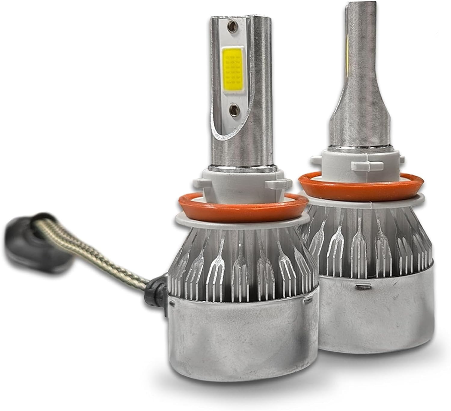 KozaK LED Headlight/Fog Bulbs H11 Set, White, 6000K Color Temperature, Automotive Bulb, Fits 2 ...