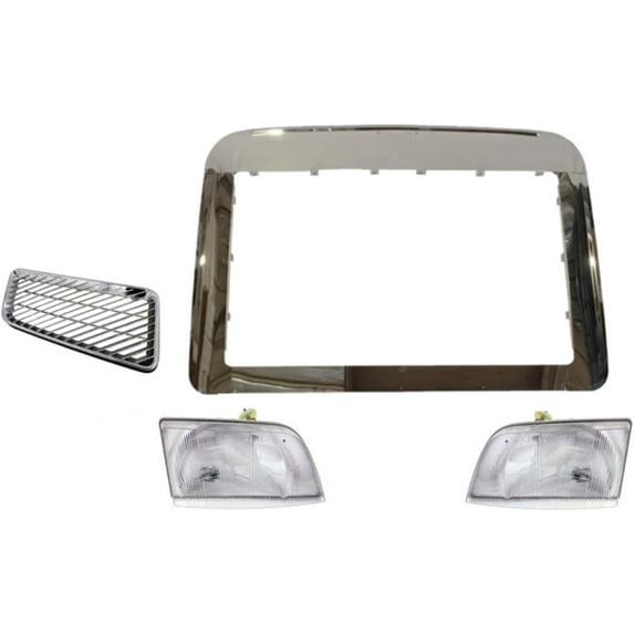 Kozak Compatible with Volvo VN VNL VNM 200 VNL 300 1996-2003 Chrome Bug ...