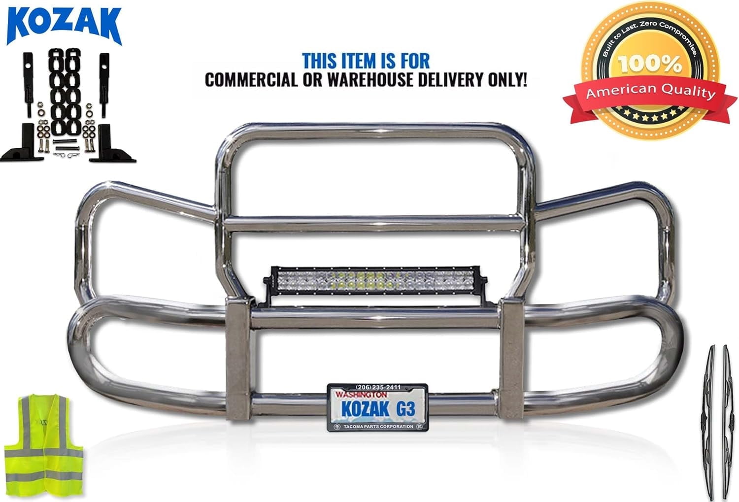 Kozak HERD 300 Compatible with 567 SBA 2008-2017 Grille Deer Moose ...