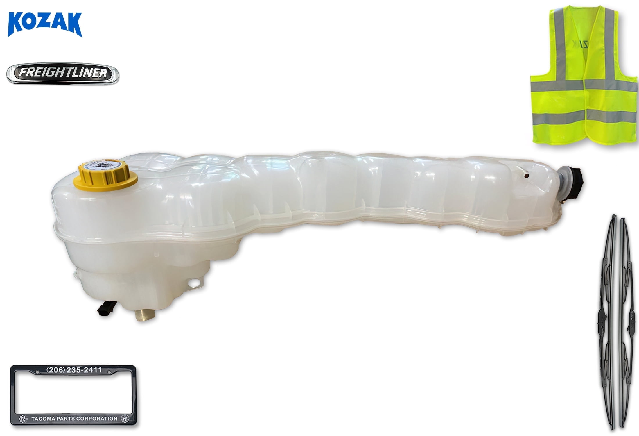 Kozak Heavy Duty Radiator Coolant Reservoir Tank A05-32836-000 for ...