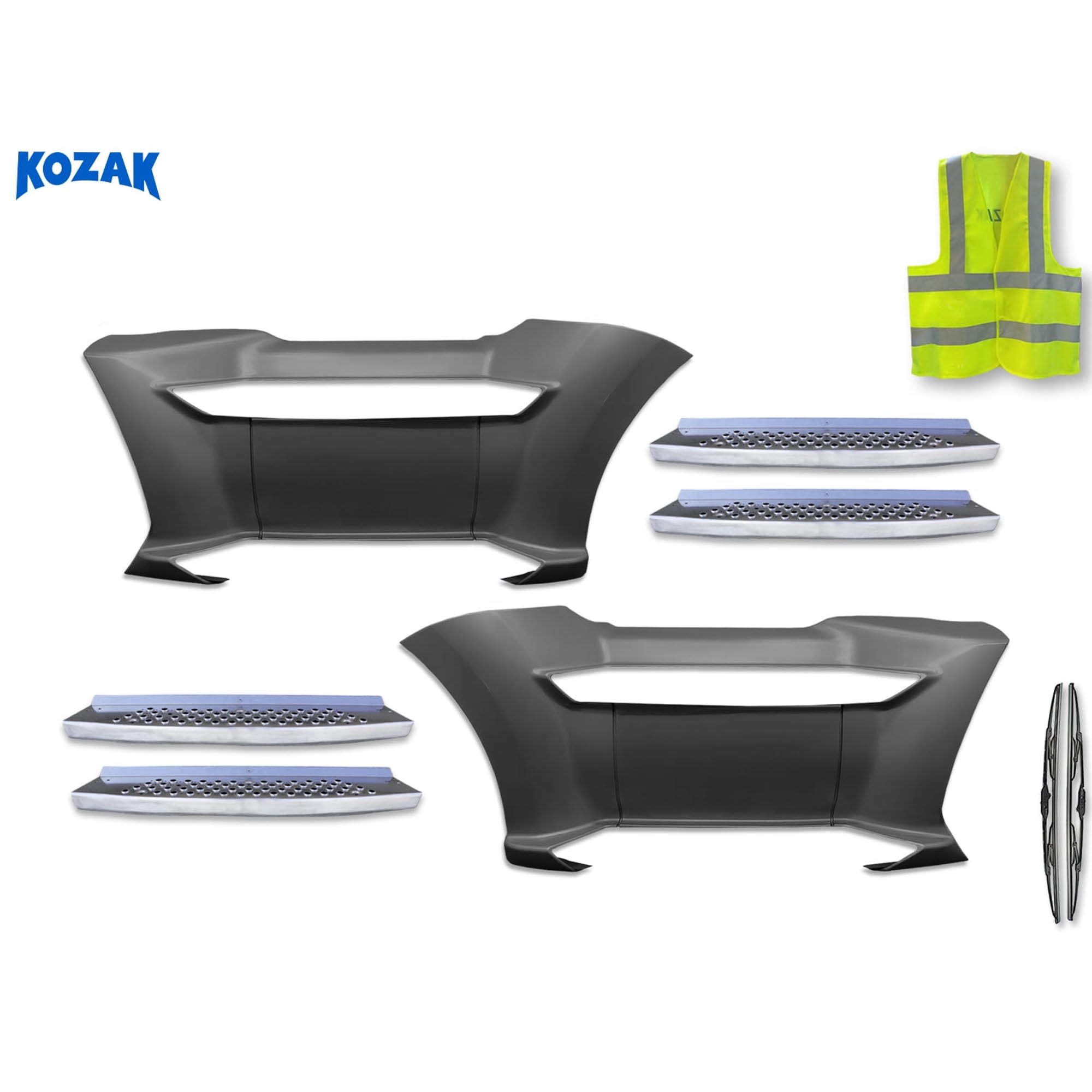 Kozak Replacement Front Step Fairing Panel Compatible with Kenworth ...