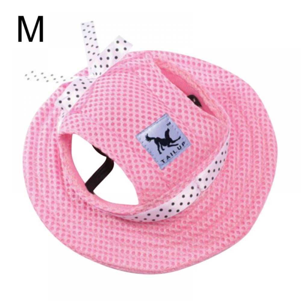 Norbi Round Brim Princess Pet Cap,Dog Visor Hat Breathable Sun ...
