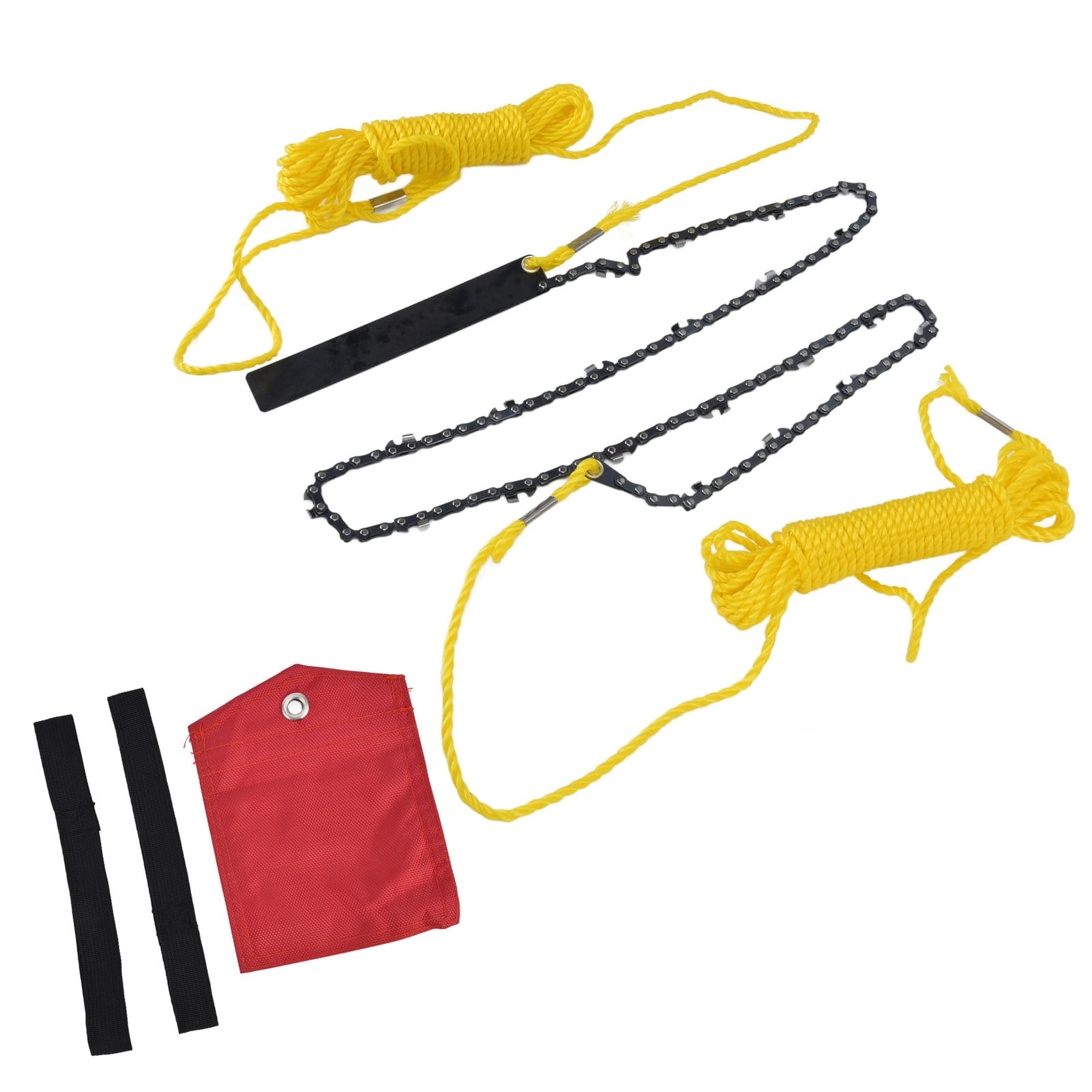 Kozecal Tree Chain Saw,48 Inch Tree Limb Hand Rope Chain Saw 63 Teeth ...