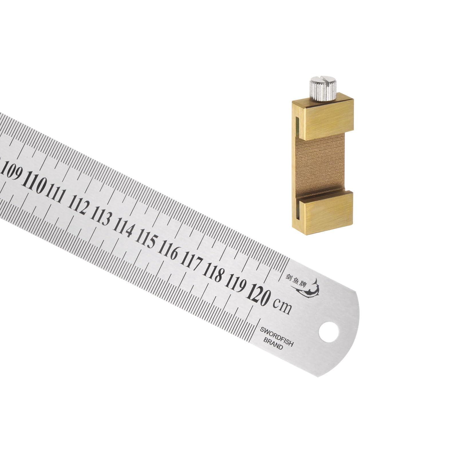 Kozelo Stainless Steel Ruler - [1.2m/48 Inch] Double Reading Measuring ...