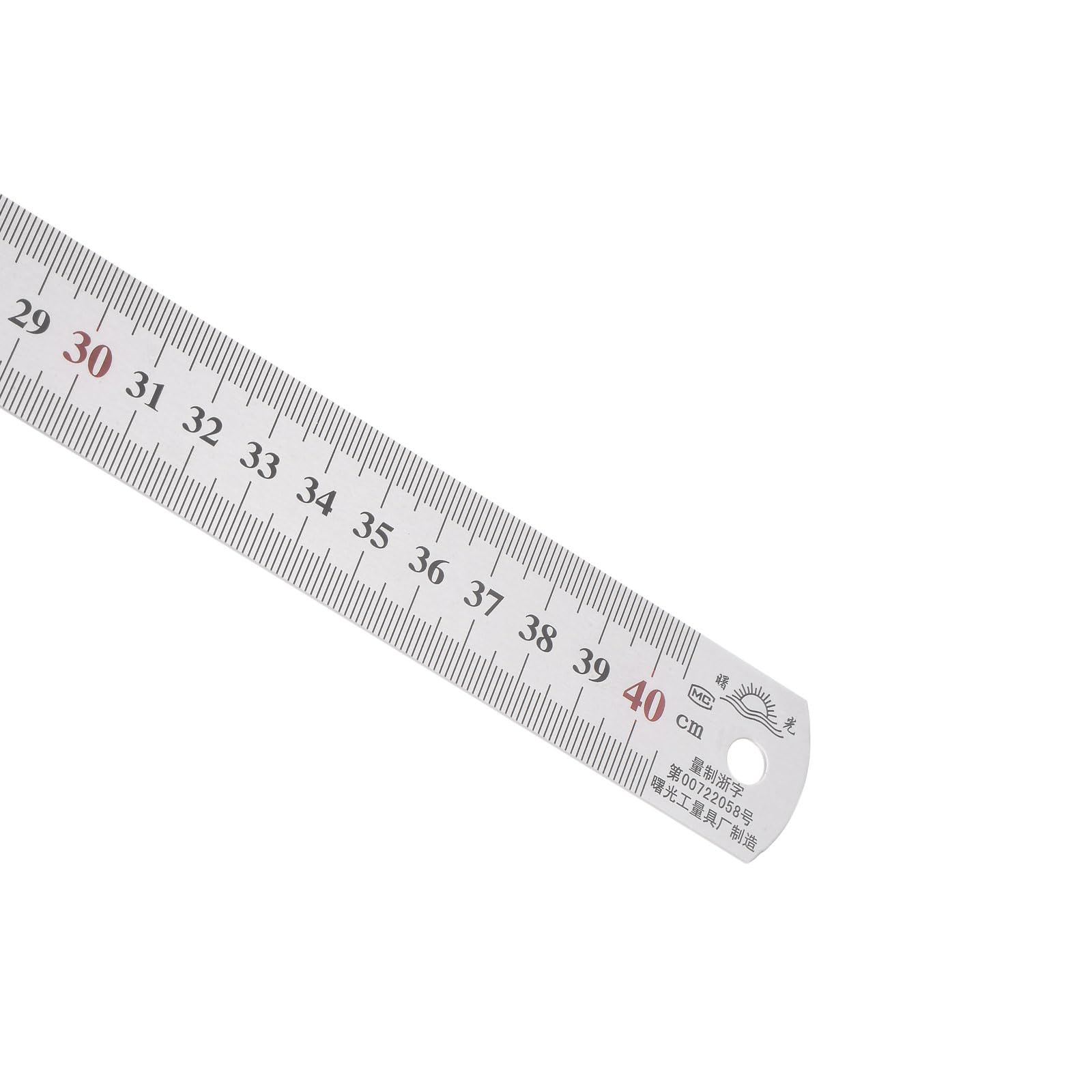 Kozelo Stainless Steel Ruler - [40cm/16 Inch x 1/28 Inch x 1-1/7 Inch ...