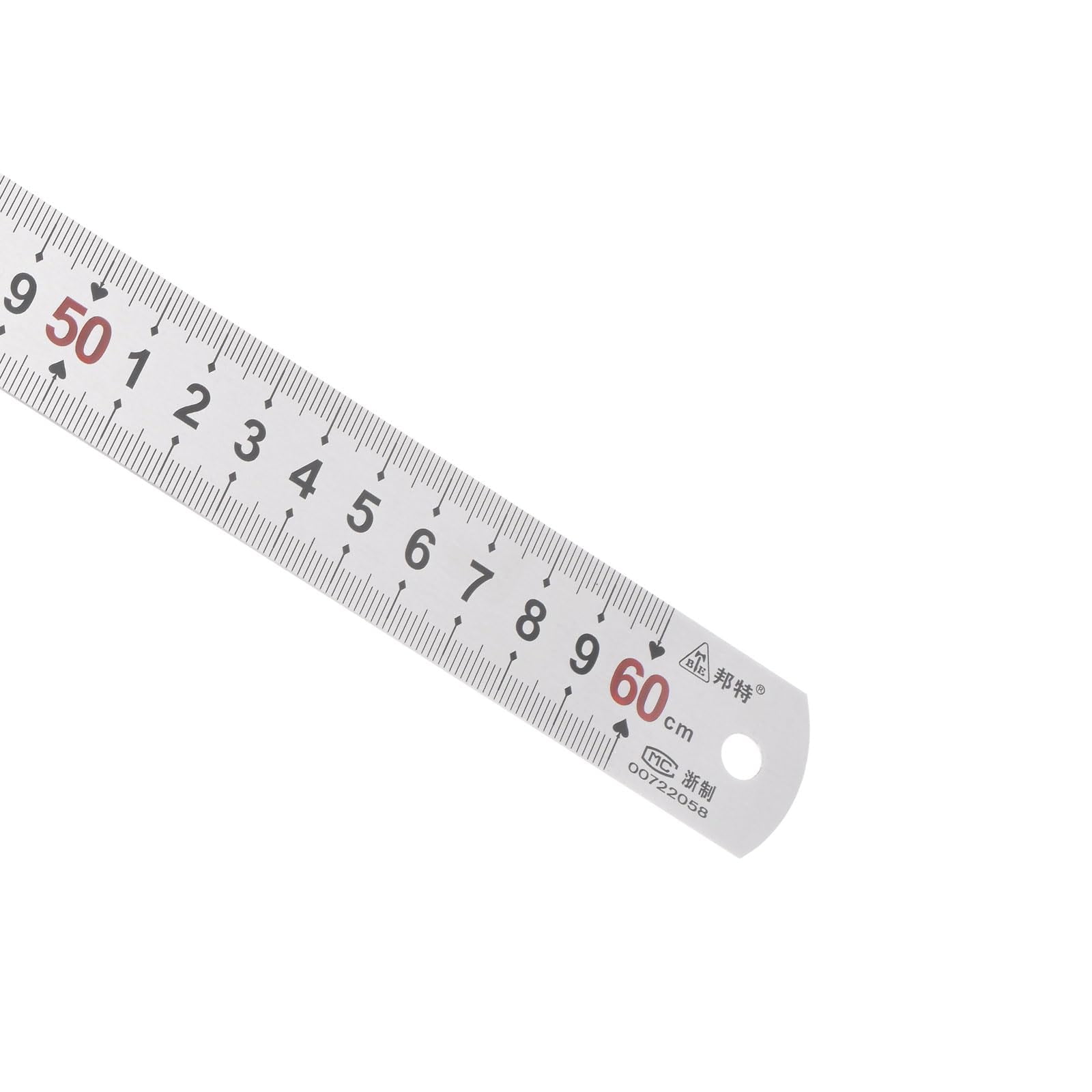 Kozelo Stainless Steel Ruler - [60cm/24 Inch x 1.1 Inch] Double Reading ...