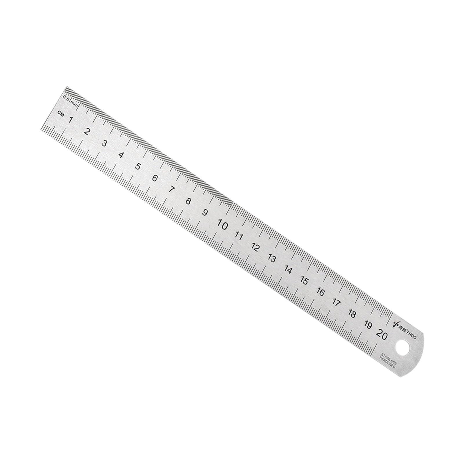 Kozelo Stainless Steel Ruler - [8 Inch] Straight Edge Metal Measuring ...