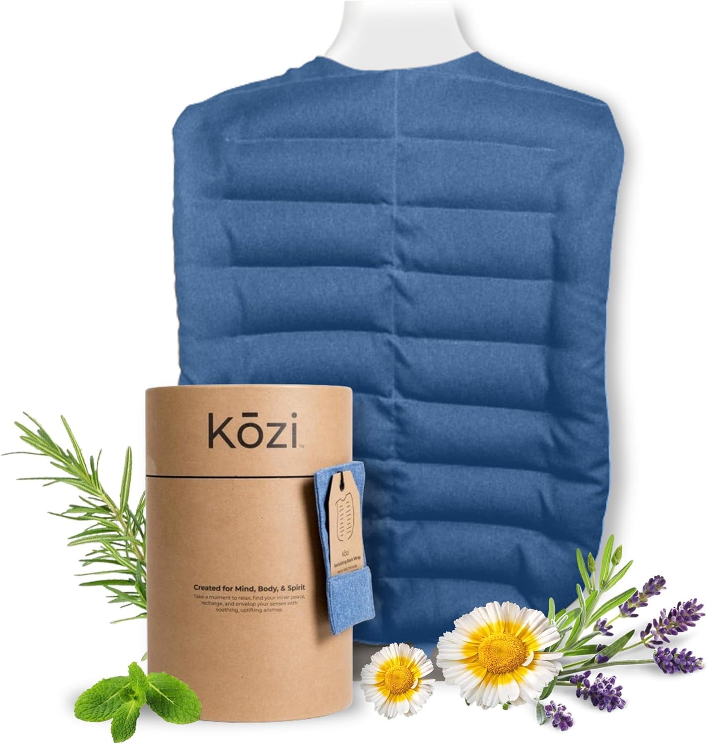 Kozi | Herbal Aromatherapy Back Wrap | Ultimate Muscle Pain Relief ...
