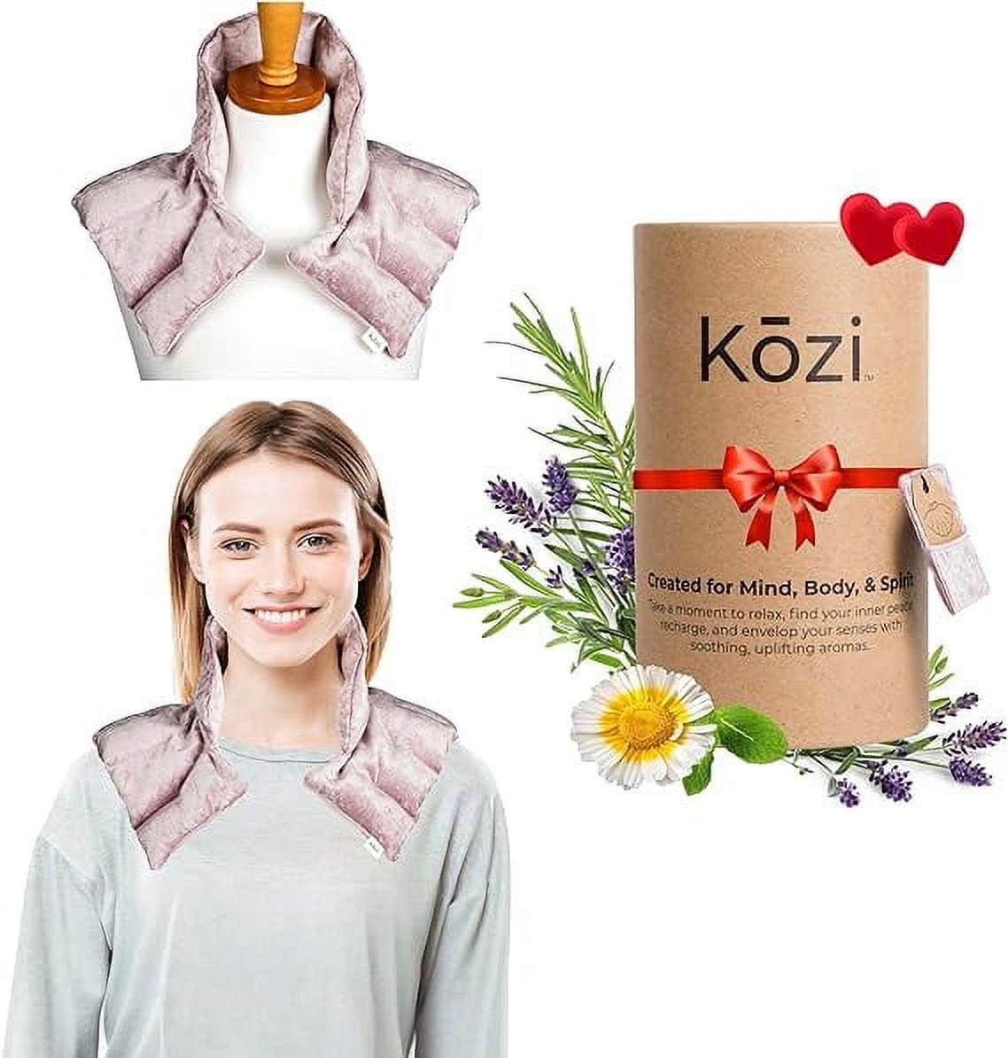 Kozi | Herbal Aromatherapy Neck & Shoulder Plush Wrap | Embrace ...