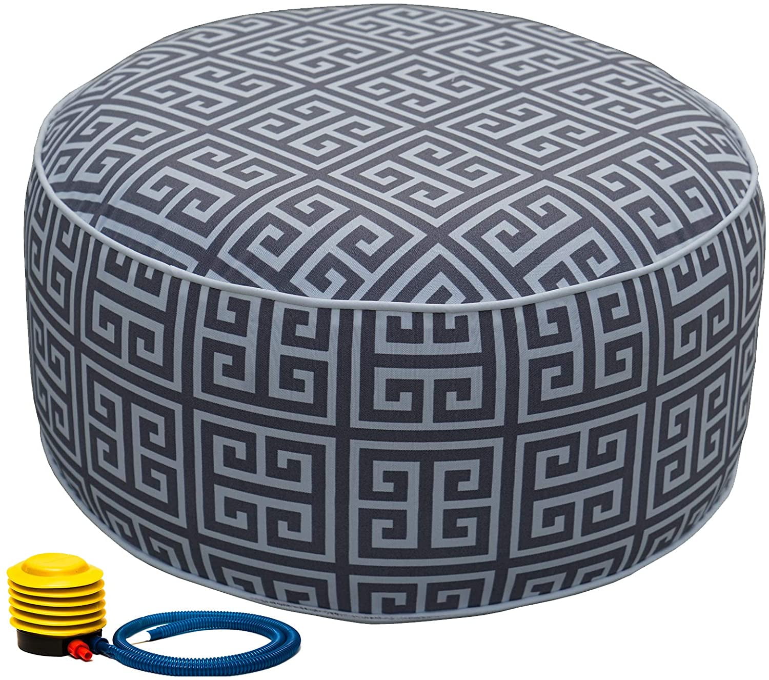 Kozyard Portable Durable Inflatable Stool Ottoman with Air Pump for ...