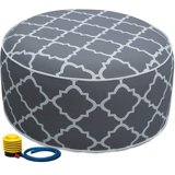 Kozyard Inflatable Stool Ottoman Used for Indoor or Outdoor, Kids or ...