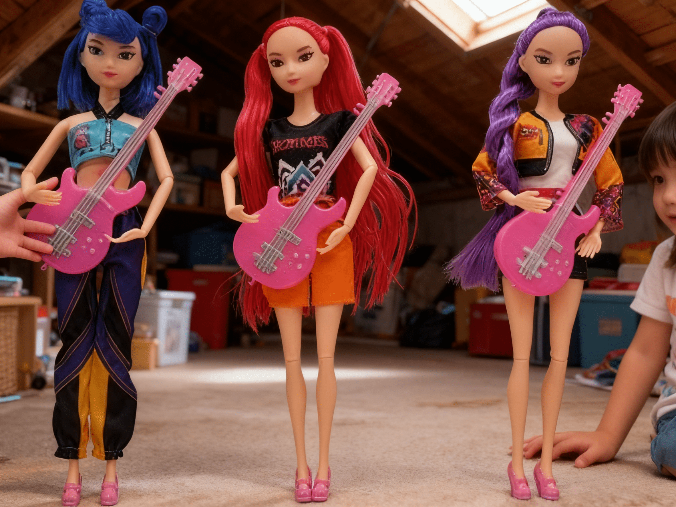 Kp+Op Collectible Dolls Set, 3-Pack Poseable Action Figures, Idol ...